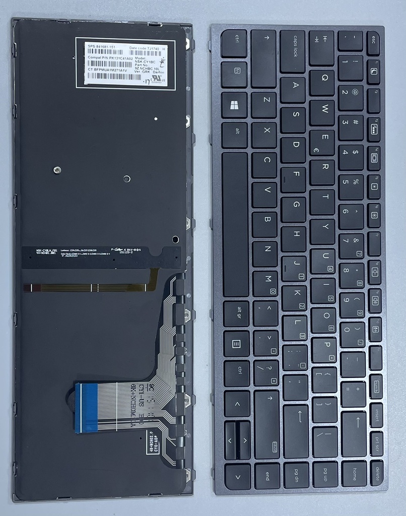 CLAVIER HP ZBOOK G4 US | Mps Computer